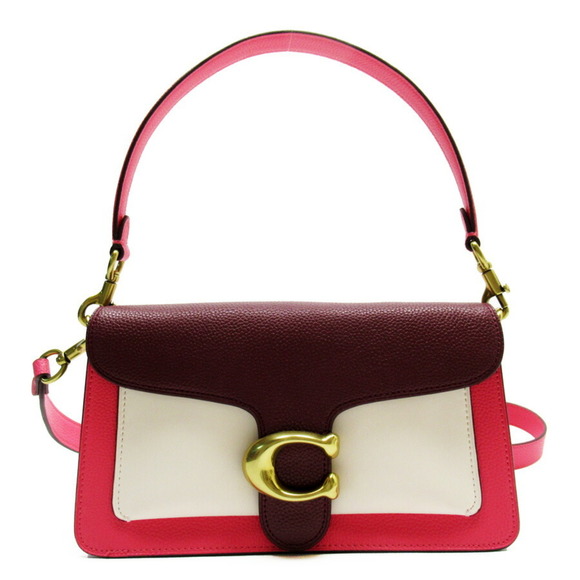Coach | Bags | Coach Shoulder Bag 2way Tabby Bordeaux Pink White Gold ...